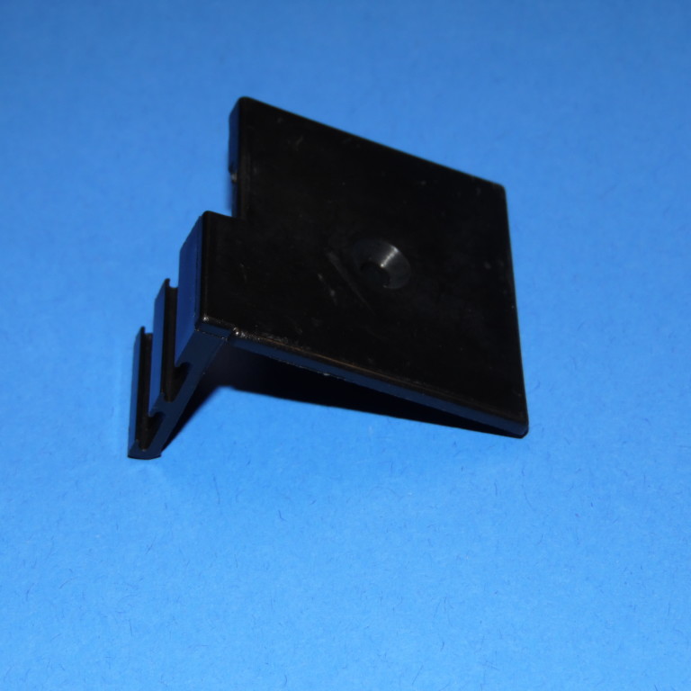 Efco Sash Cap RH HB56 Black 1 11/16″ x 1 5/8″