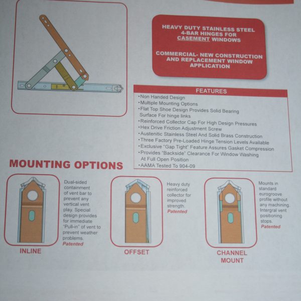 Magnum Casement Window Hinges