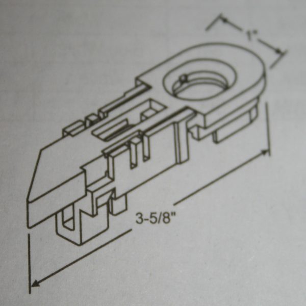 Silverline Tilt latch White 85-775 Set