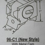 Certainteed Coil Spring Pivot Lock Shoe 1 1/16″ X 1″ New Style 96-C1