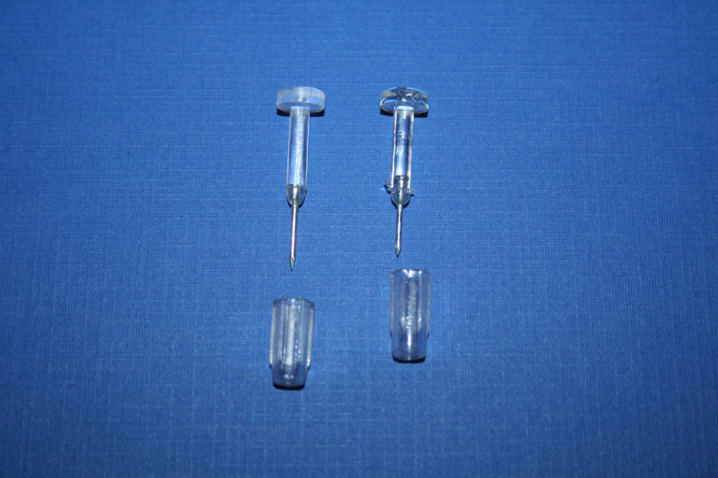 Grille Pins 1 1/8″ or 1 1/16″ 90-857 Clear Plastic with Steel Shaft