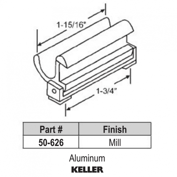 Keller Aluminum Sill Lock 50-626
