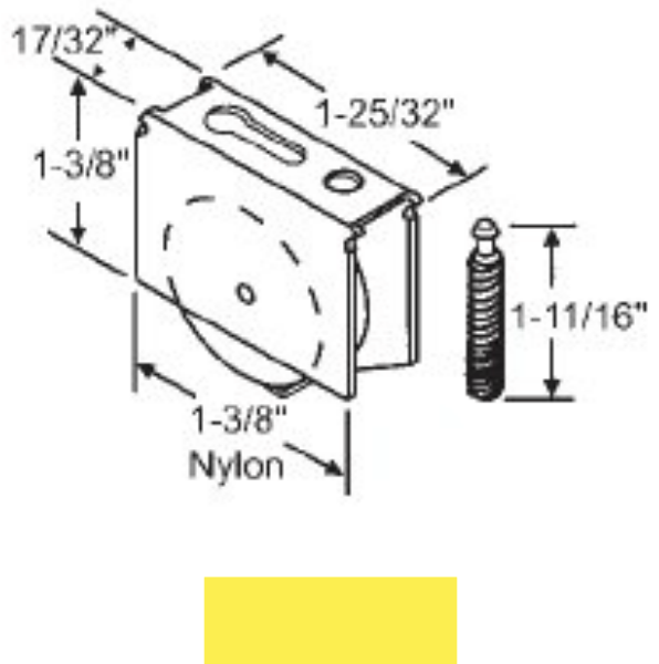 Pella Screen Door Roller 900-10862